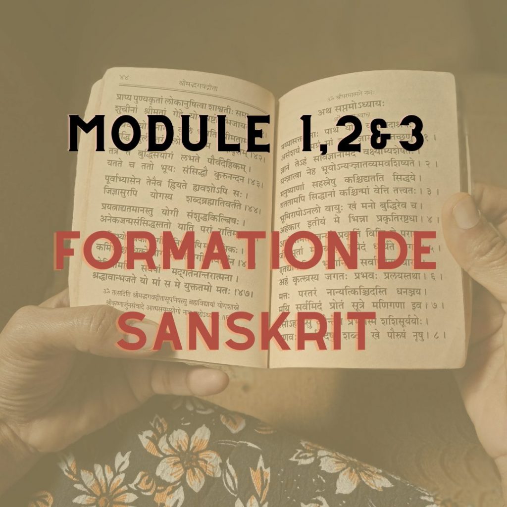 Formation de Sanskrit - module 1, 2 & 3 - Tapovan